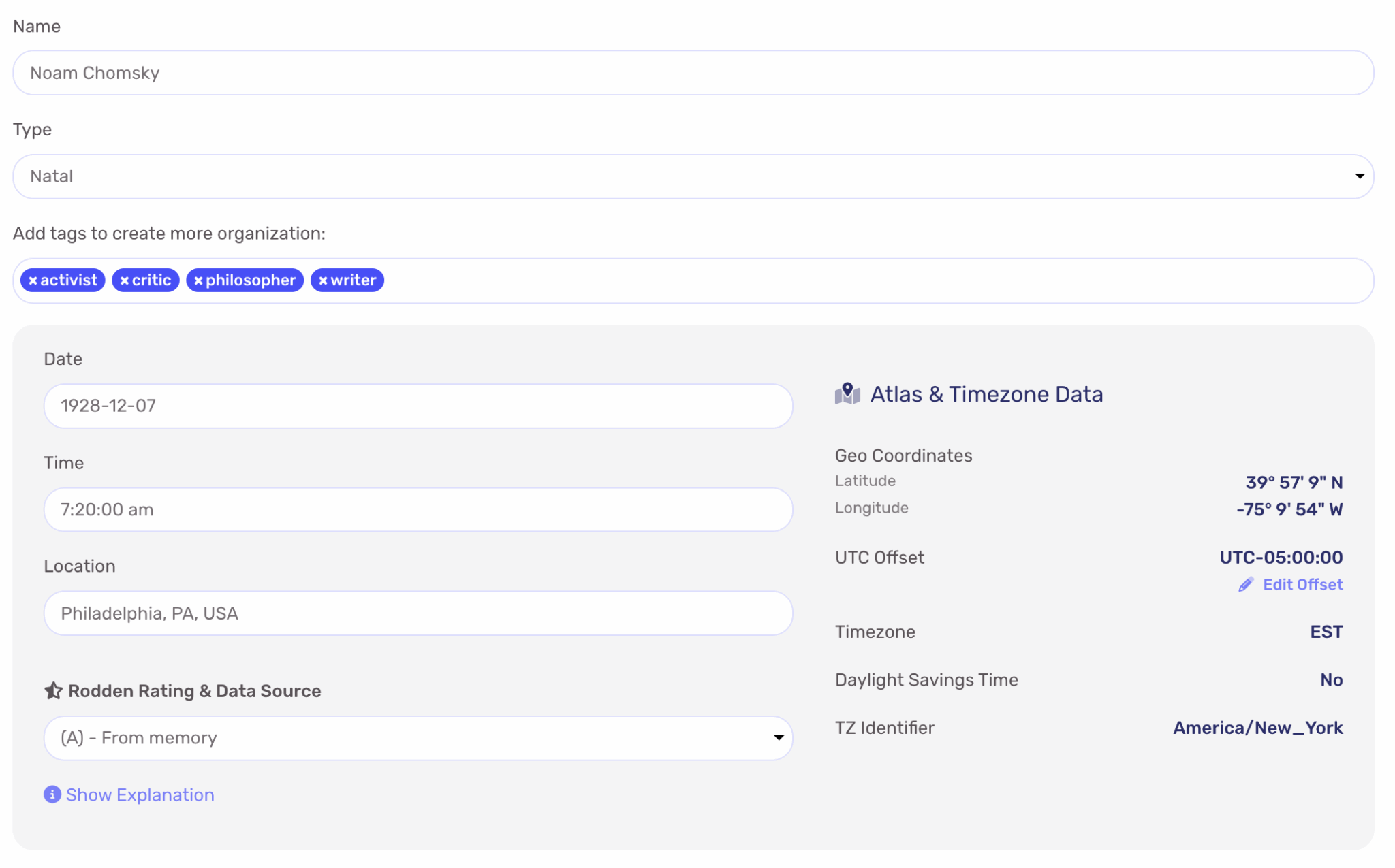Timezone Database – LUNA Support Center.