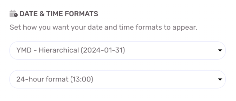 Date & Time Formats – LUNA Support Center.